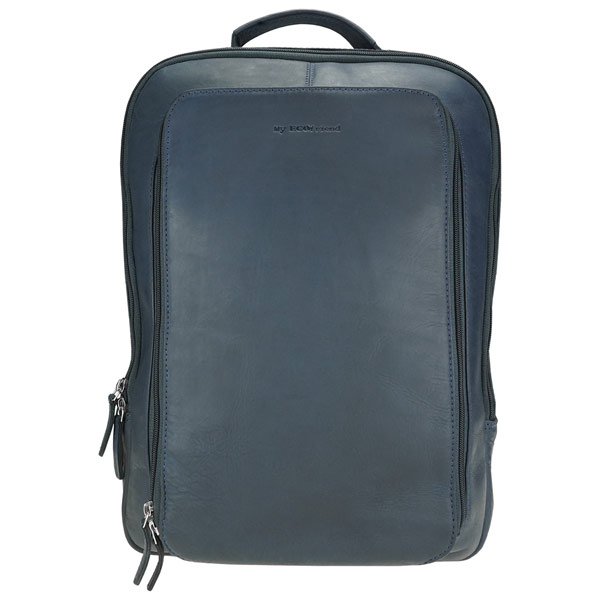 Rucksack MyECOfriend Midnight Blue, Rindsleder