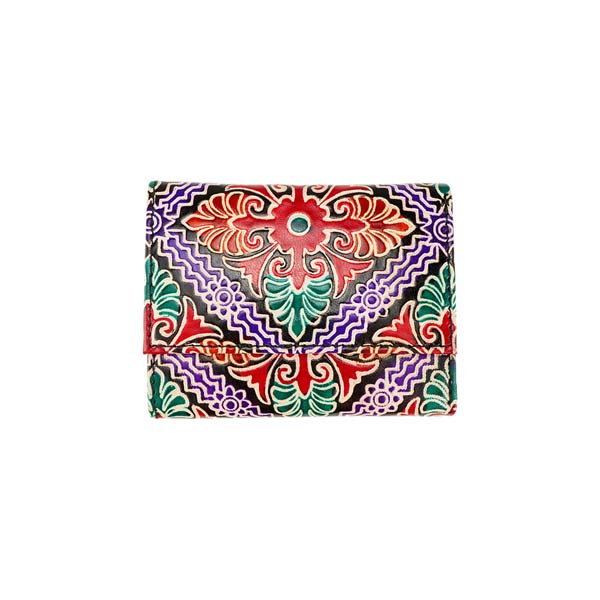 Börse Pocket TILES Ziegen-/ Rindsledermix